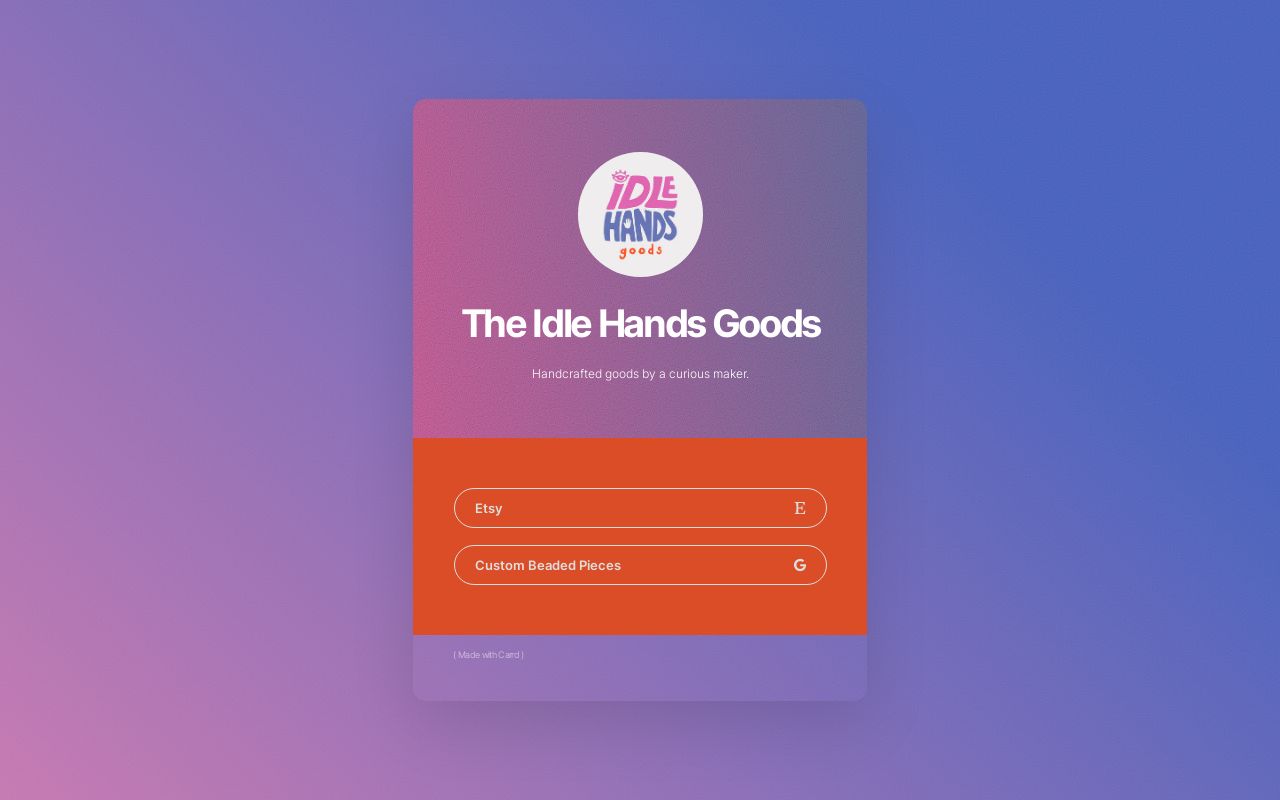 The Idle Hands Goods